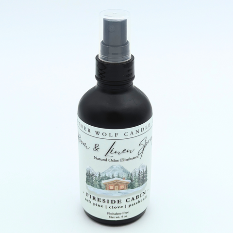 Fireside Cabin Room & Linen Spray – Mother Wolf Candle Co.